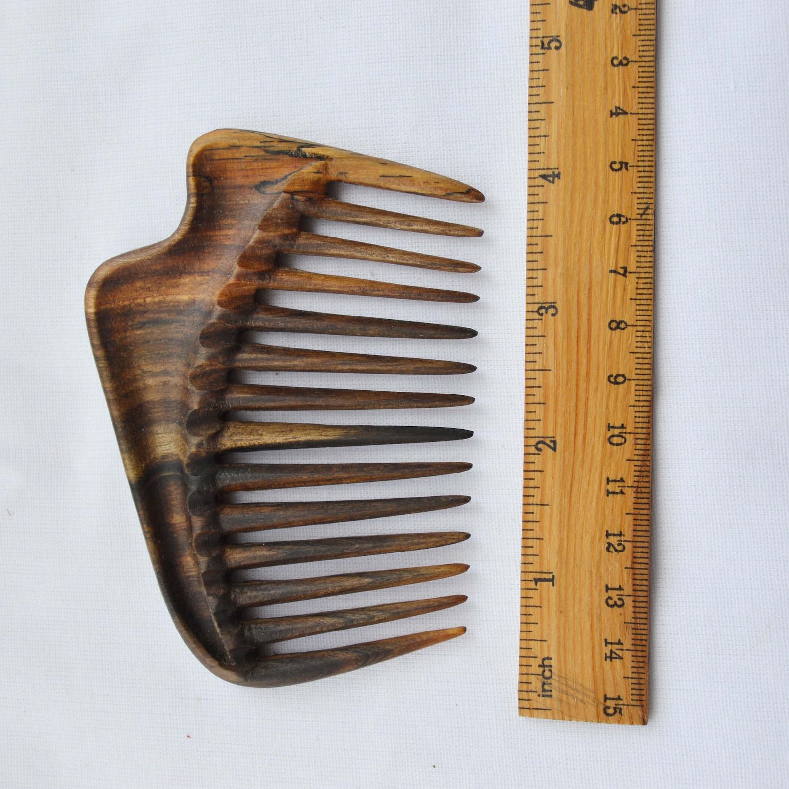 Handmade Wooden Comb With Carving Butterfly Wide Tooth Comb/ - Etsy