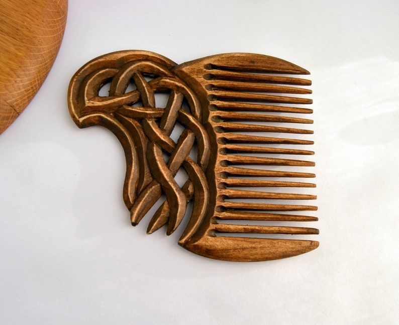 Handmade wooden comb with carving for women for Wife / Wide | Etsy