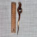 Wood Hair Stick Carved Snake/ Handmade Hair Accessories/ Hair Fork ...