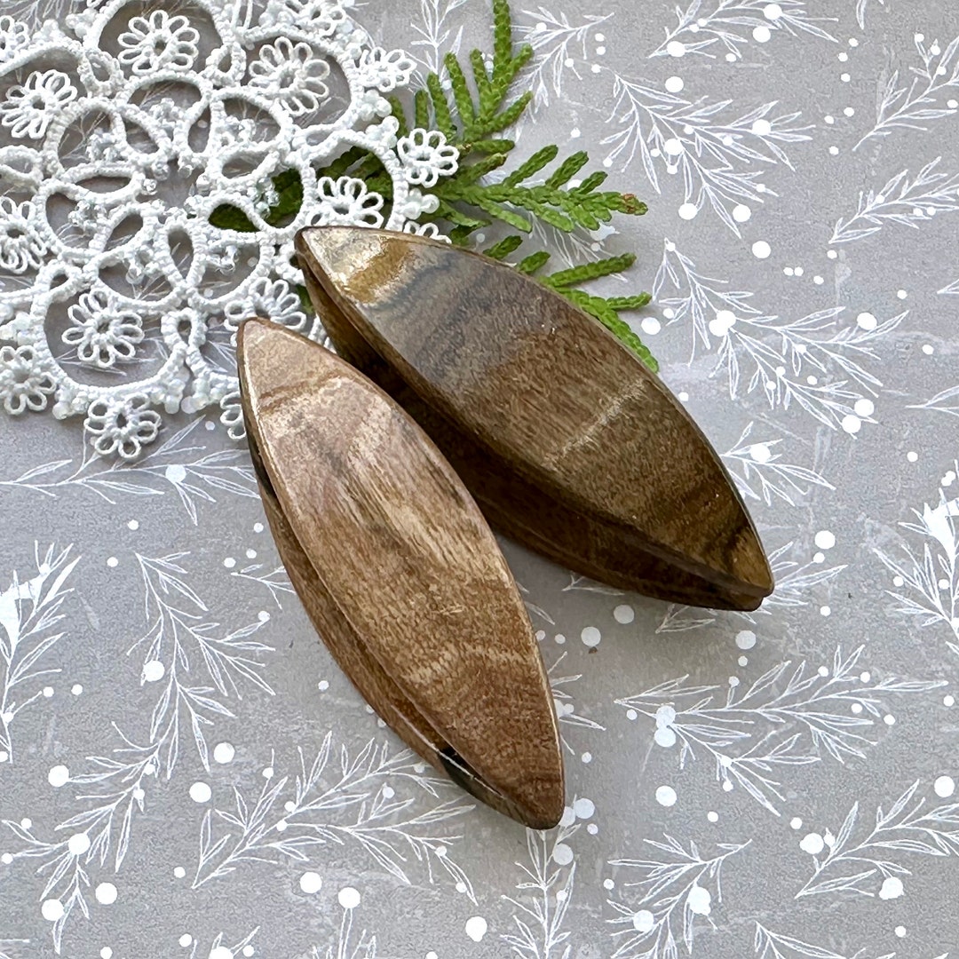 Wood Tatting Shuttle Handmade of Walnut Wood Shuttle Frivolite Tatting ...