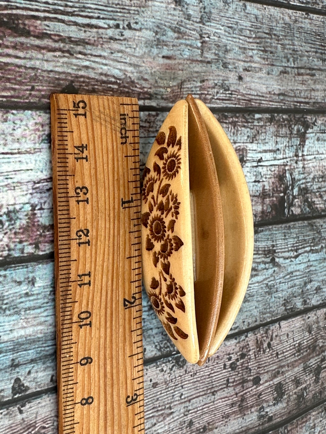 Wood Tatting Shuttle for 2 Threads Handmade - Etsy