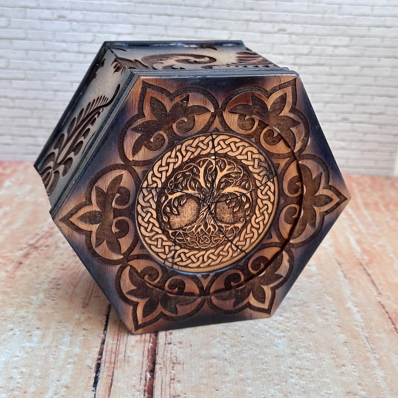 Tree of Life Wood Box - Etsy