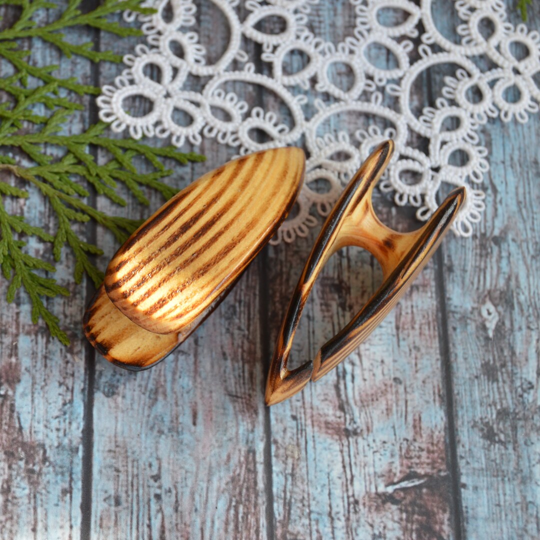 Tatting Shuttle Wooden Handmade Shuttle - Etsy