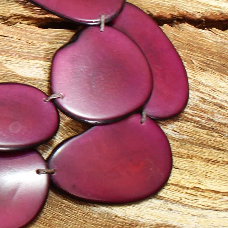 Purple Necklace and Earring Set Violet Jewelry Eco - Etsy