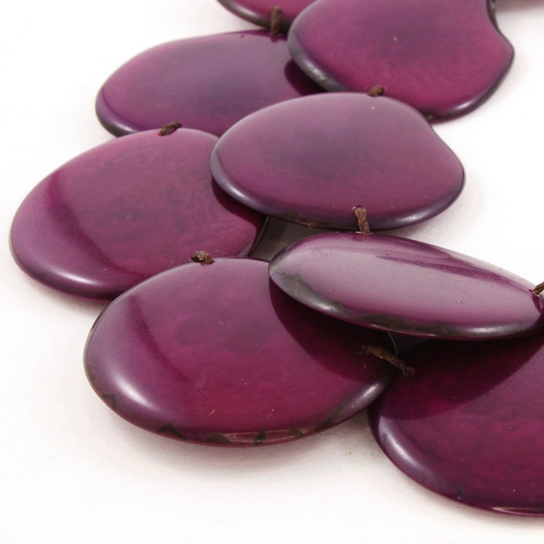 Purple Necklace and Earring Set Violet Jewelry Eco - Etsy