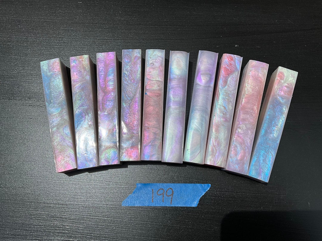 Beautiful Colorized Opal Look Acrylic Resin Blanks - Etsy