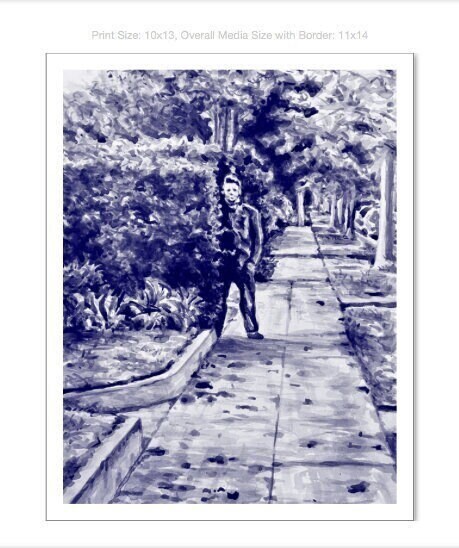Hello Michael Myers - Art Print - Etsy