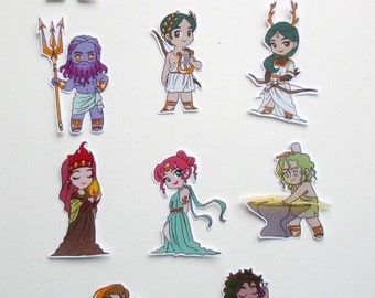 Greek God and Goddesses Stickers - Etsy