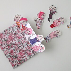 Enid Sinclair wednesday 2022 10 Handmade Stickers - Etsy