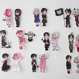 Enid Sinclair wednesday 2022 10 Handmade Stickers - Etsy