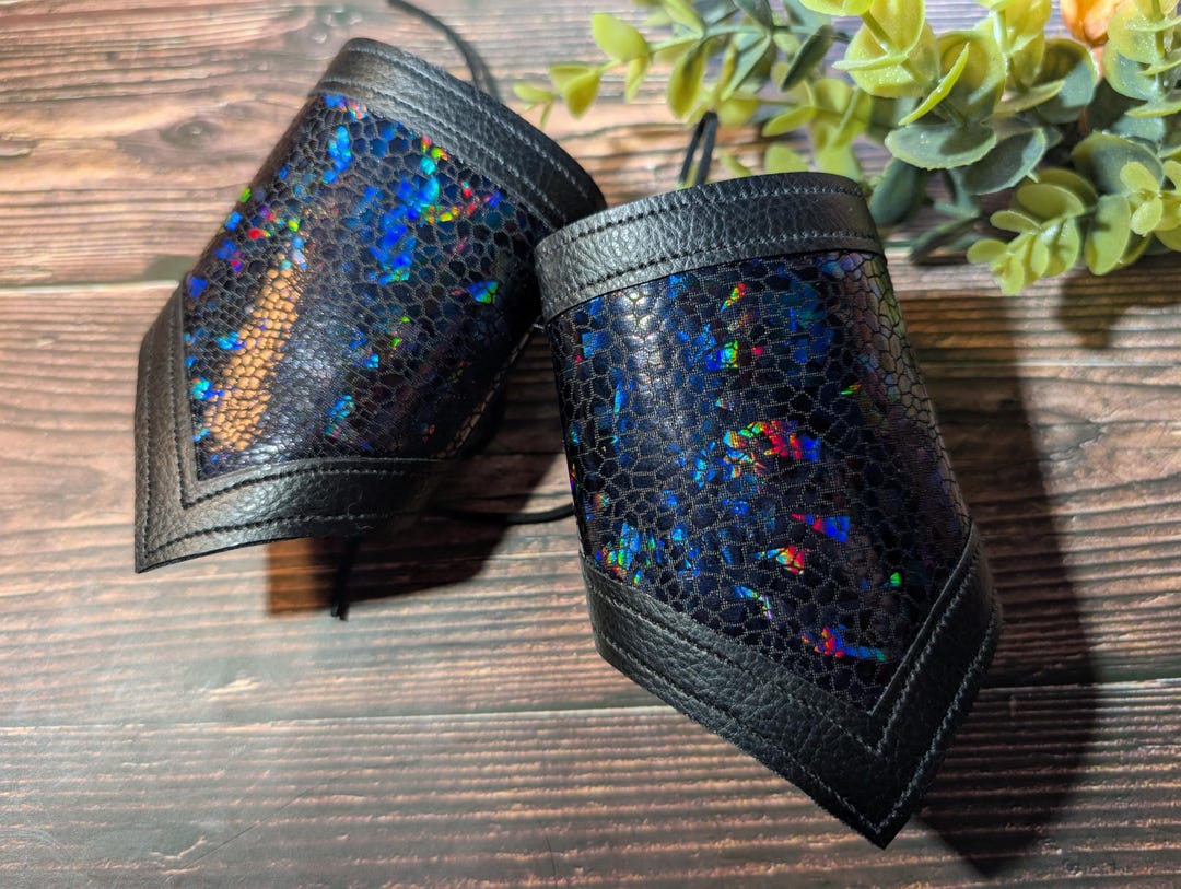 Drake Warden Mini Bracers Faux Leather Handmade for Cosplay Renaissance ...