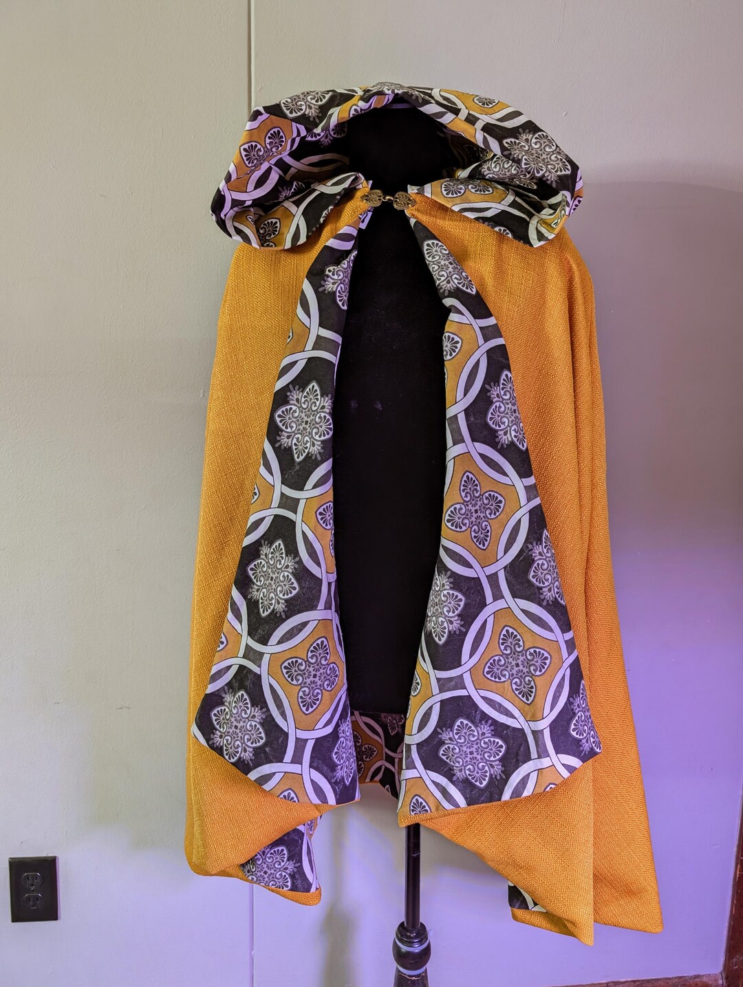 Paladin Cloak for Renaissance Faire Festival Cape Larp Goldenrod Yellow ...