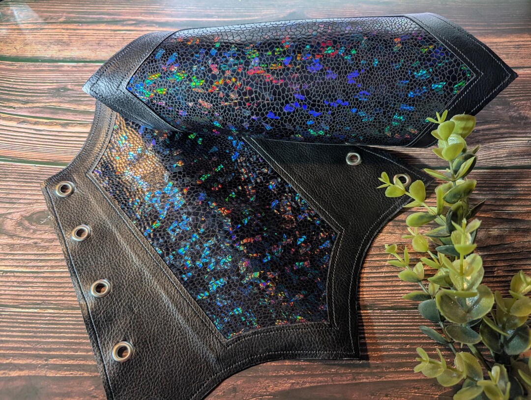 Drake Warden Bracers Faux Leather Handmade Larp Cosplay Renaissance ...