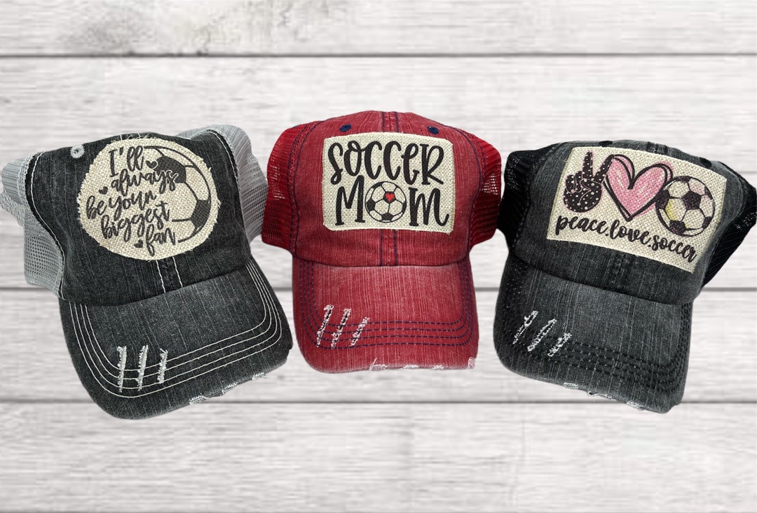 Soccer Hat, Soccer Mom, Soccer Season, Patch Hat, Peace Love Soccer ...