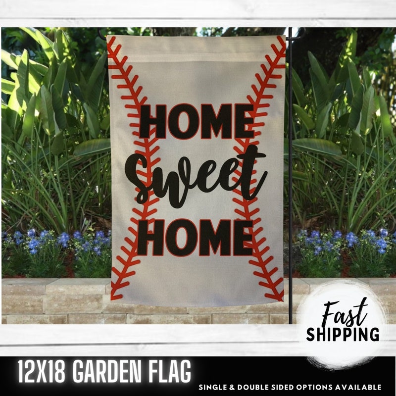Baseball Garden Flag - Etsy