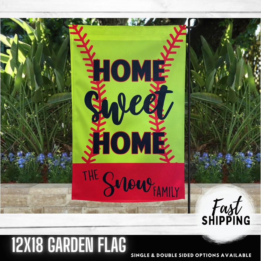 Softball Flag, Softball Family, Garden Flag, Softball Season, Home ...