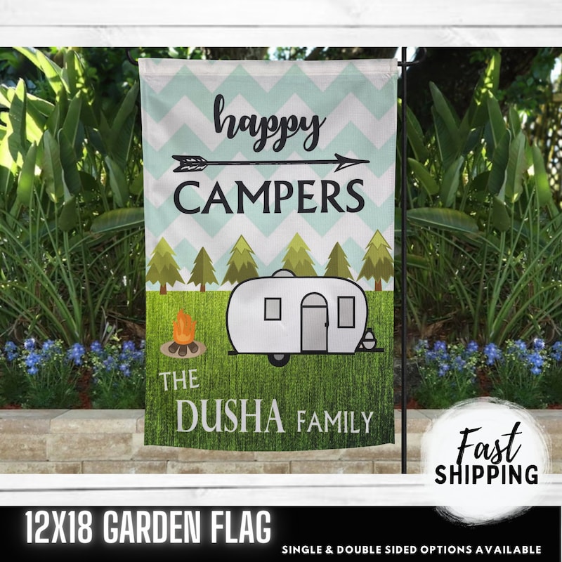 Camping Flag - Etsy