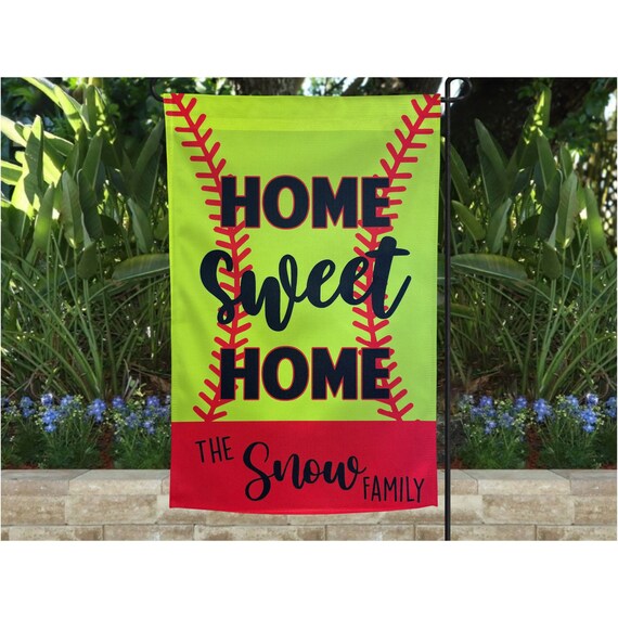 Softball Flag Softball Family Garden Flag Softball Season - Etsy