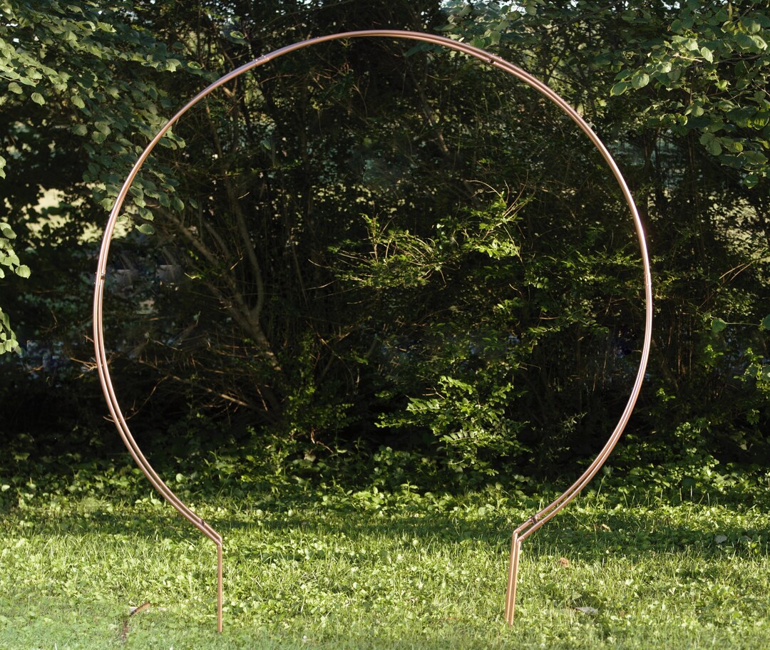 Round Copper Arch, Moon Gate, - Etsy