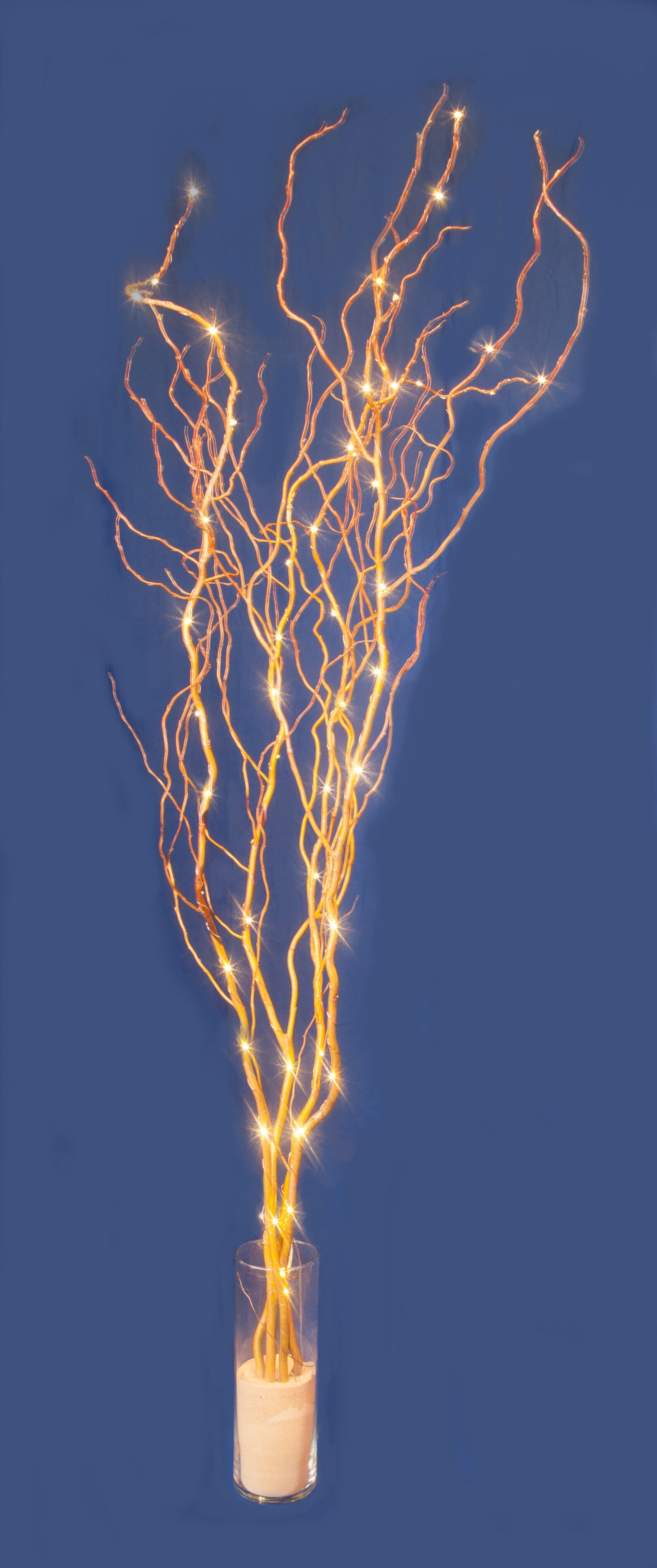 72 Plug in LED Lighted Curly Willow /remote Control /UL | Etsy