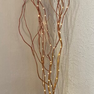 48" LED Lighted Curly Willow Branch Battery Operated With Remote ...