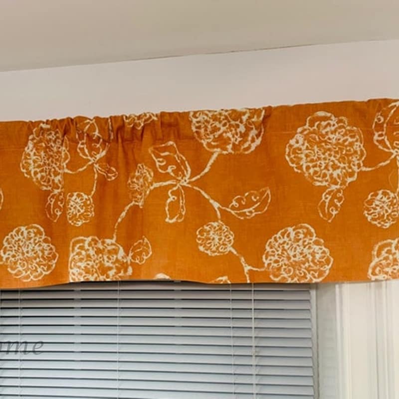 Orange Valance - Etsy