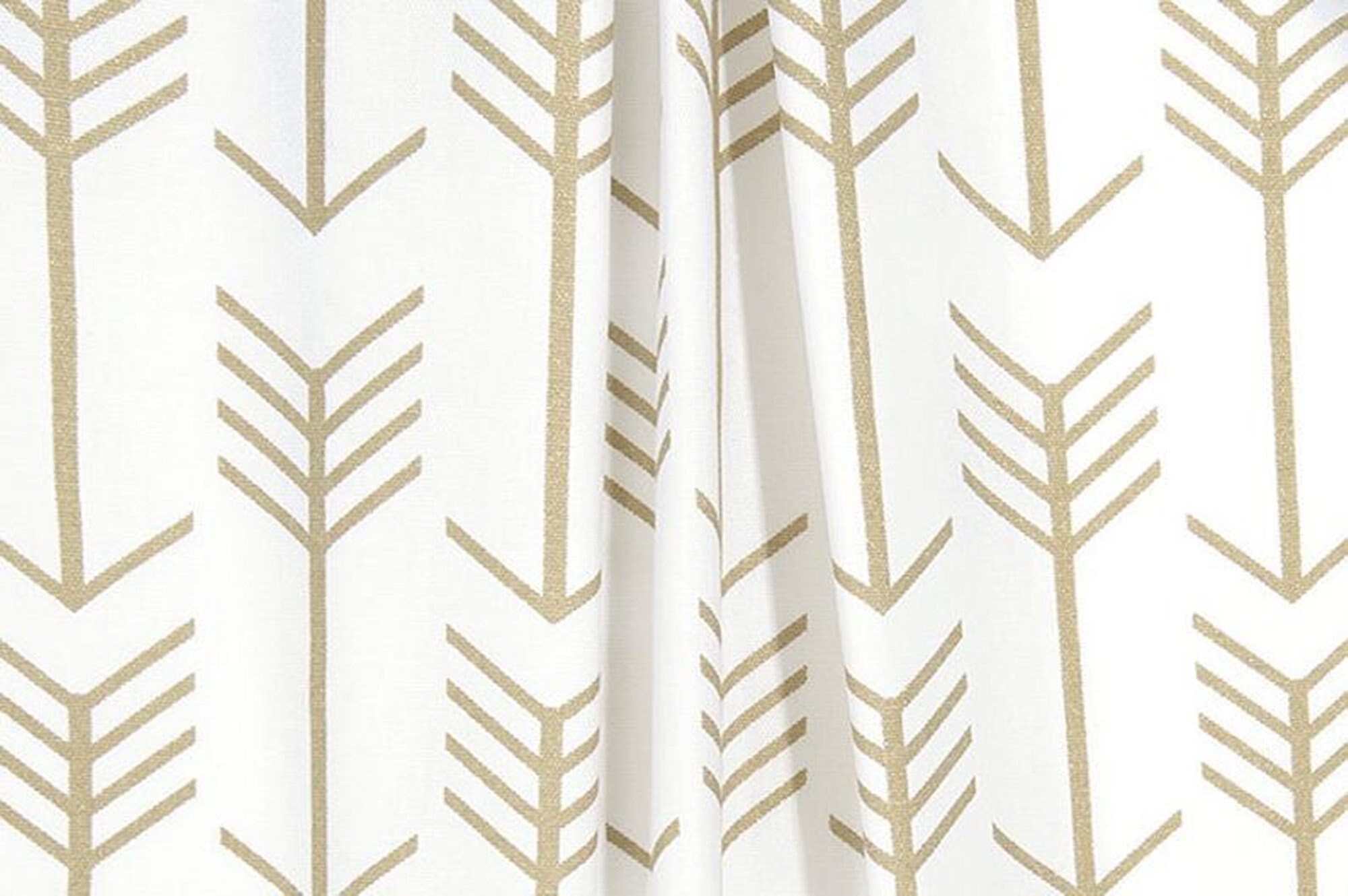 Light Blue Gold Gray Valance Cafe Curtains Arrow Valance | Etsy