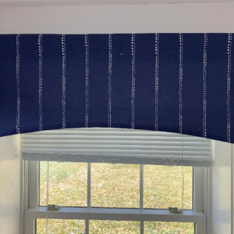 Blue Valances - Etsy