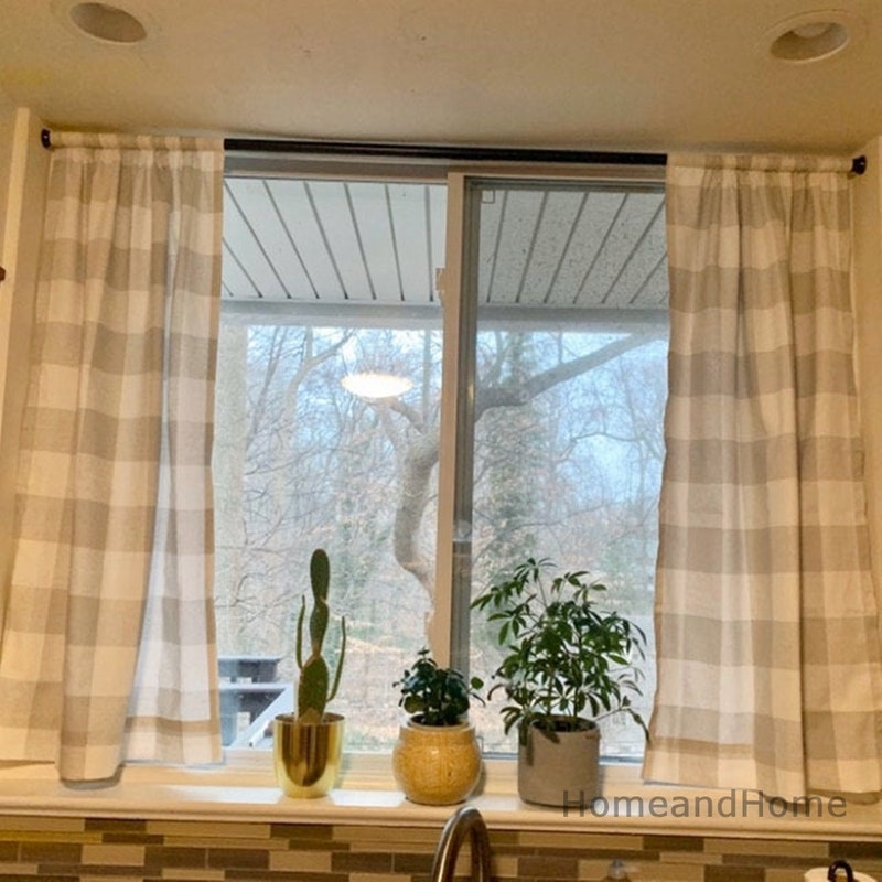 Buffalo Plaid Curtains - Etsy