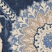 Scalloped Valance. Waverly Valance. Dark Denim Blue Stone Gray Lined ...