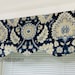 Scalloped Valance. Waverly Valance. Dark Denim Blue Stone Gray Lined ...