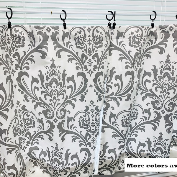Damask Curtains - Etsy