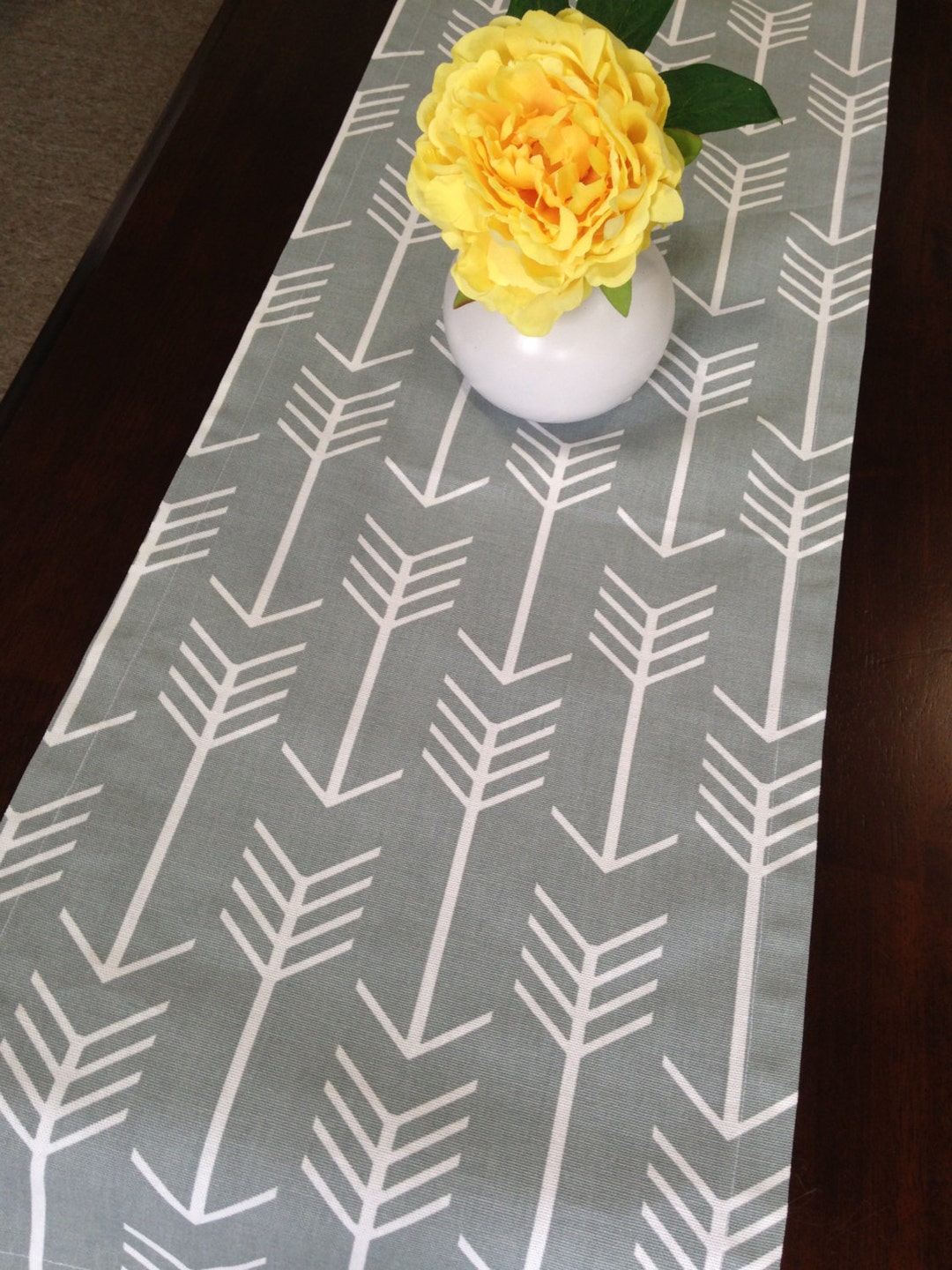 Arrow Table Runner Holidays Weddings Party Designer Fabric 12 X 72 ...