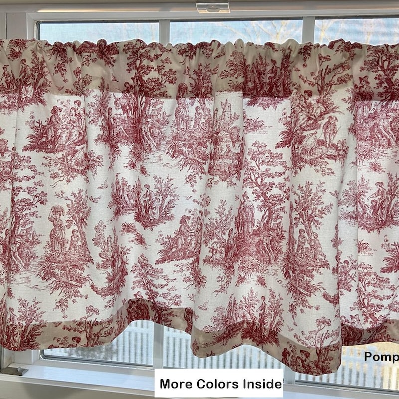 Pink Valance Toile - Etsy