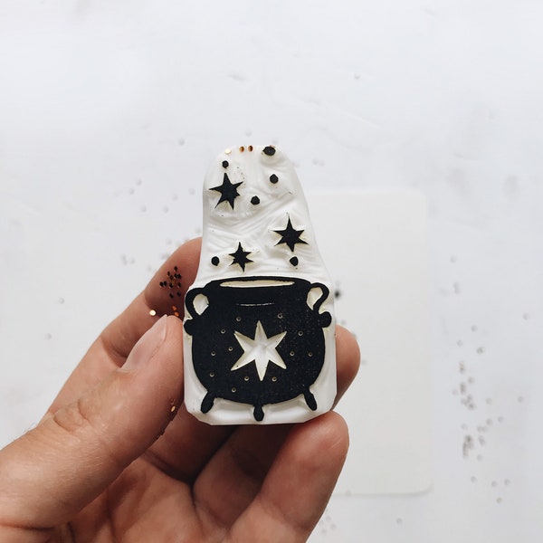 Witch Stamp - Etsy
