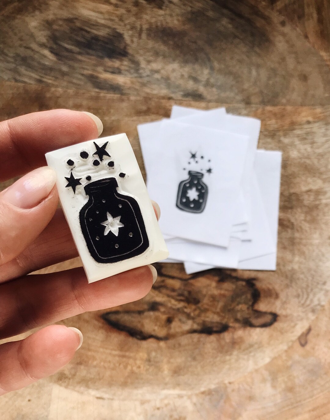 Magic Bottle Stamp, Magic Potion Bottle, Star Bottle Stamp - Etsy