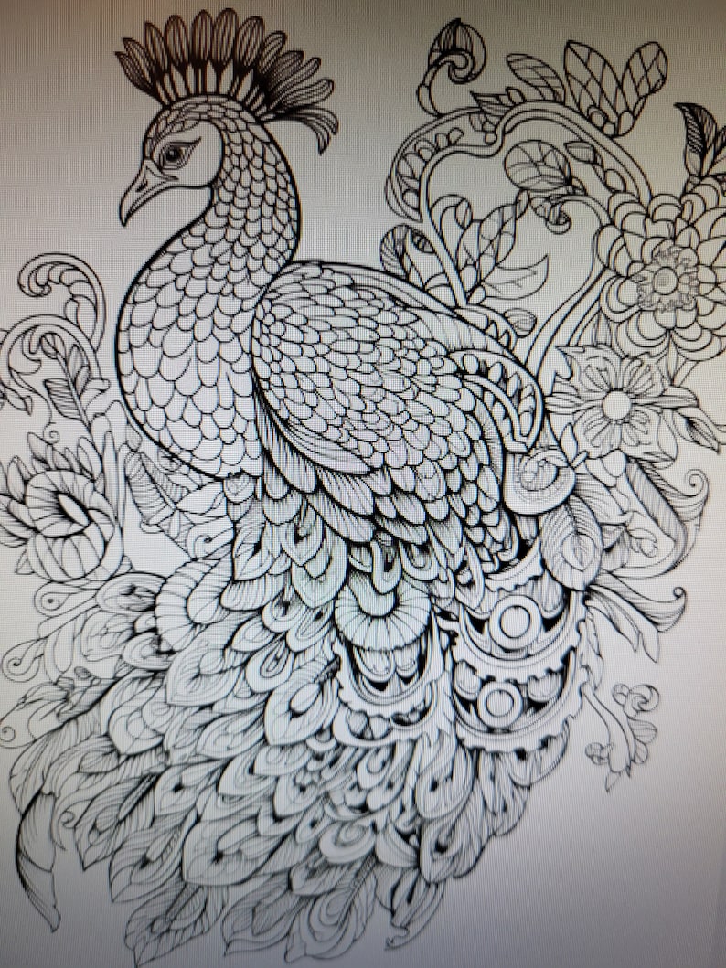 Animal Patterns Coloring Pages - Etsy