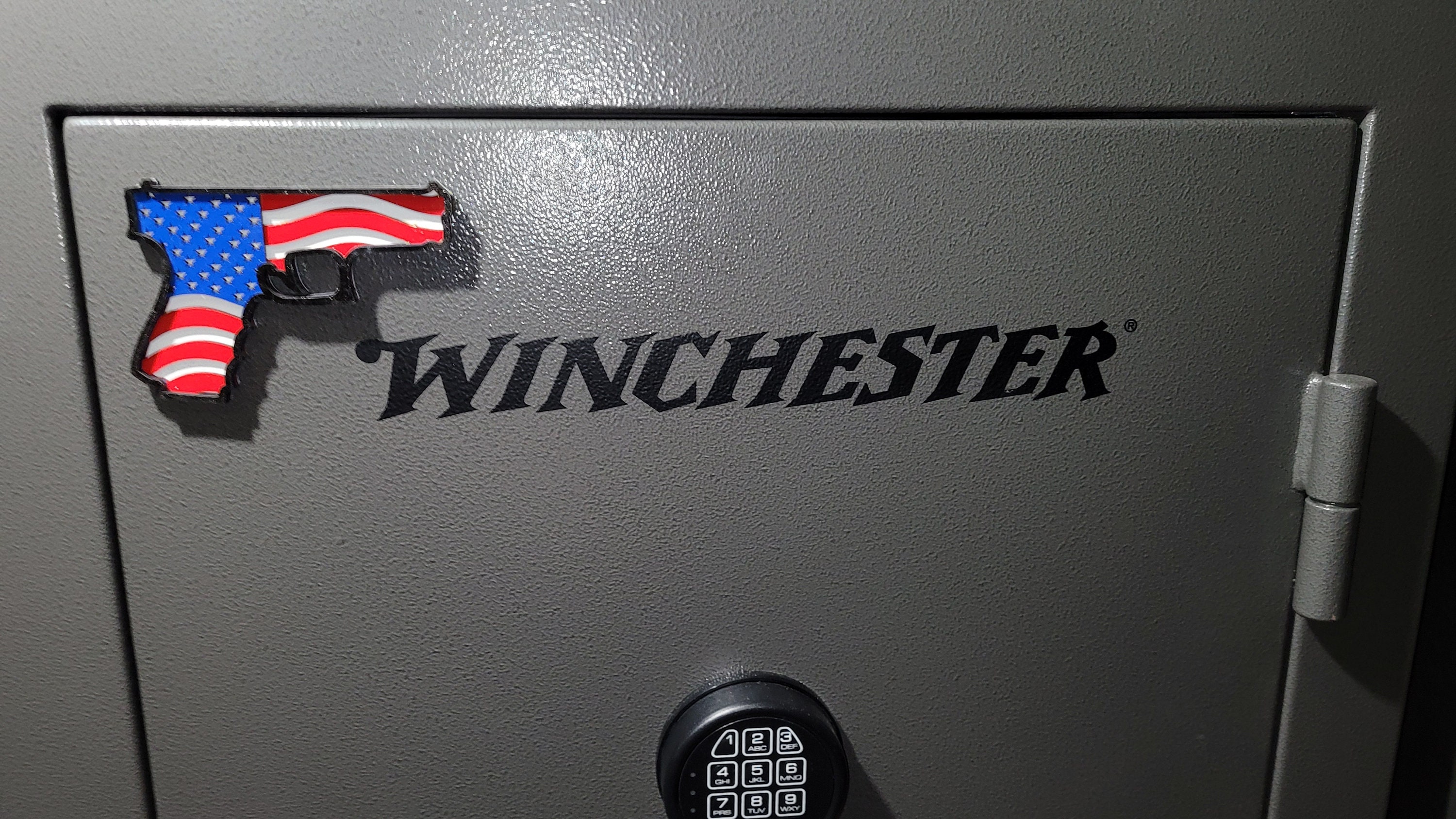 4 Layer Hand Painted Handgun Flag - Etsy