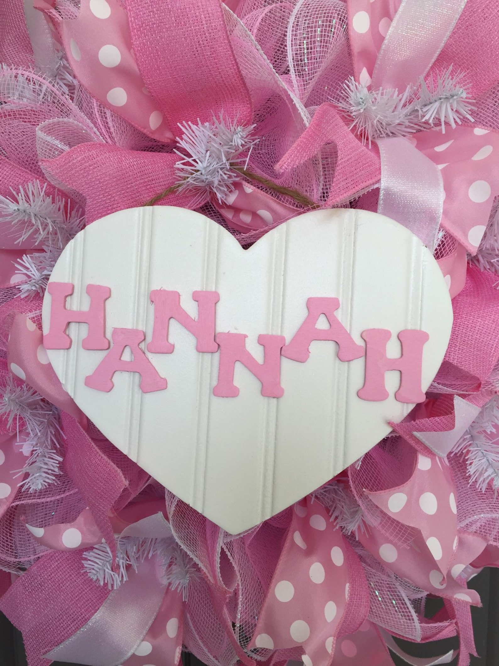 Personalized Baby Shower Wreath, Name Wreath, Customizable Baby Girl ...