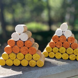 Wine Cork Candy Corn, Wine Lover Gift, Holiday Decorations, Halloween ...