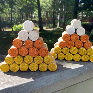 Wine Cork Candy Corn, Wine Lover Gift, Holiday Decorations, Halloween ...