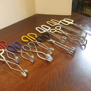 Vintage Tongs Different Colors Different Handles Different Tong Ends ...