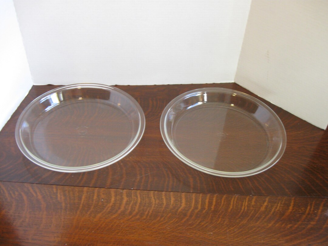 Vintage Set of Two Eleven Inch Pyrex Pie Plates Pyrex 11 Inch Glass Pie ...