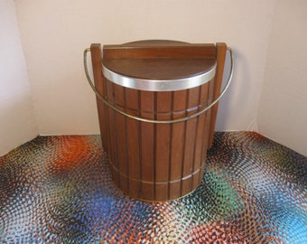 Wooden Ice Bucket - Etsy
