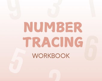 10 Page Number Tracing Workbook - Easter Theme - Etsy