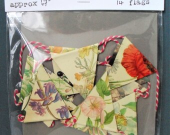 Mini bunting flags | Etsy