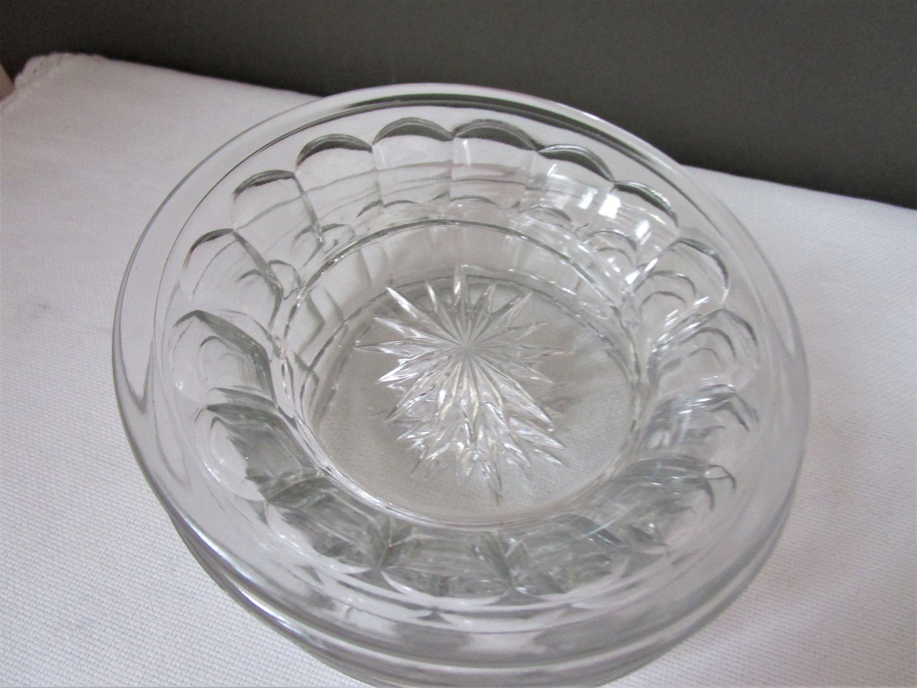 Three VINTAGE GLASS Dishes Pressed Glass Pin Dish Ring Dish - Etsy UK