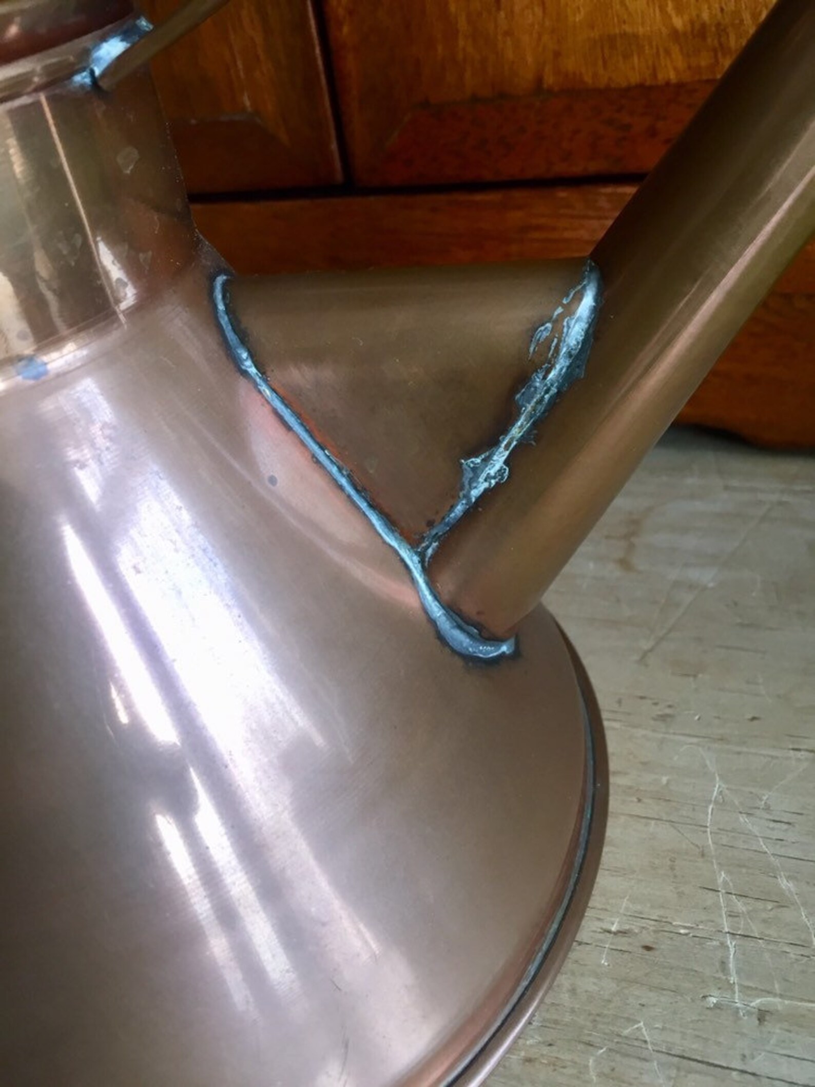 Antique Copper SHIP'S KETTLE Hand Made Copper Kettle Nautical / Coastal ...