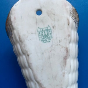 Mid Century LIMOGES Gilded Porcelain Wall Pocket Castel Mark Vintage ...