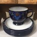 One DENBY Baroque CUP & SAUCER Set now Discontinued Handcrafted Art ...